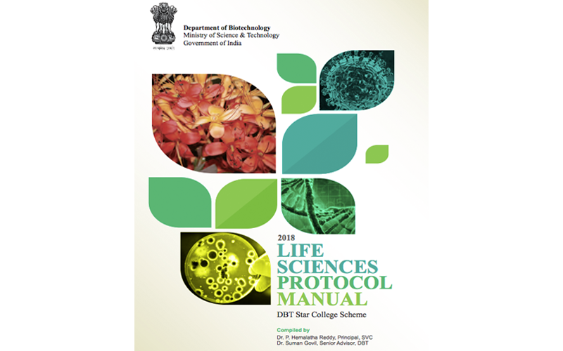 Life Science Protocol Manual by the Department of Biotechnology ...