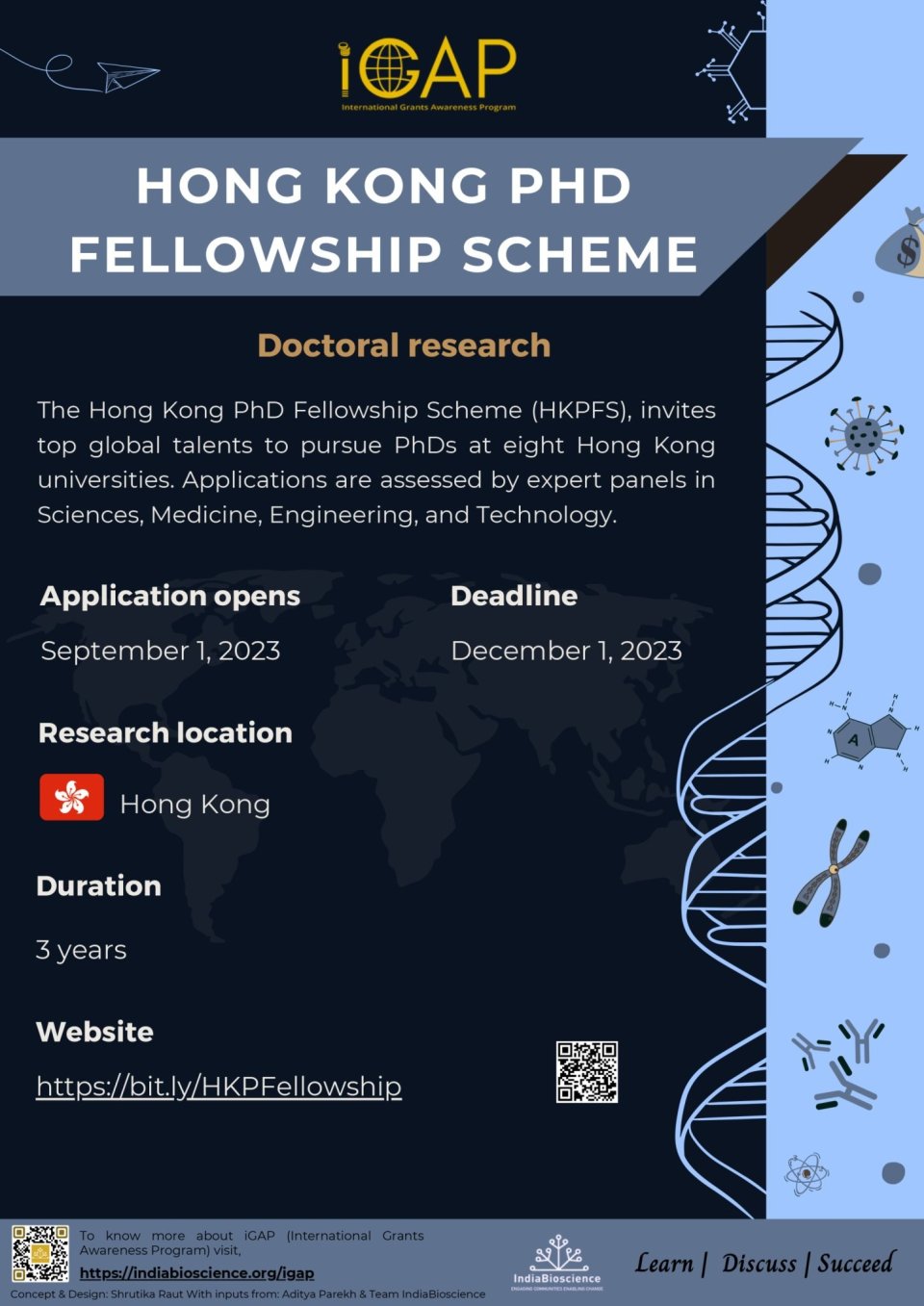 Hong Kong PhD Fellowship Scheme - IndiaBioscience