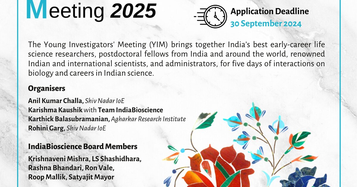 YIM 2025 - IndiaBioscience
