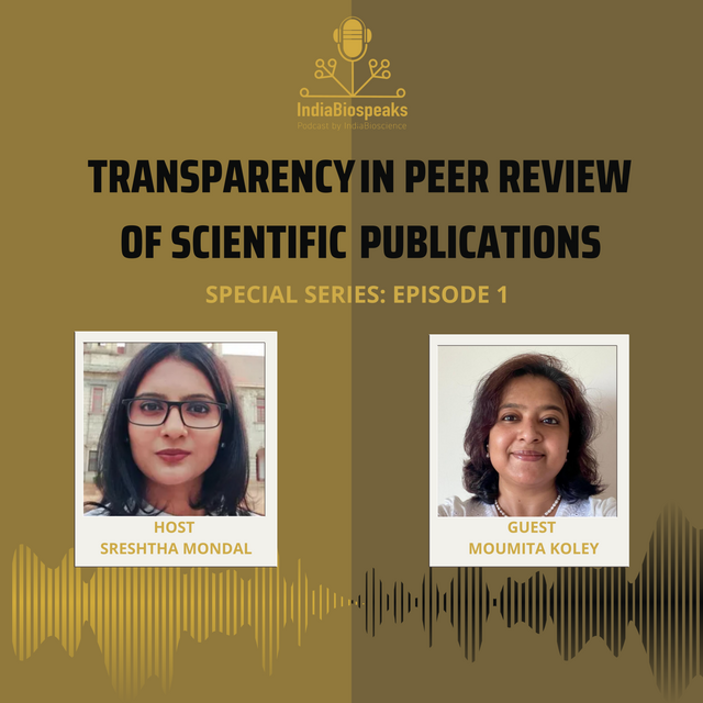 Transparency in Peer Review of Scientific Publications - IndiaBiospeaks ...